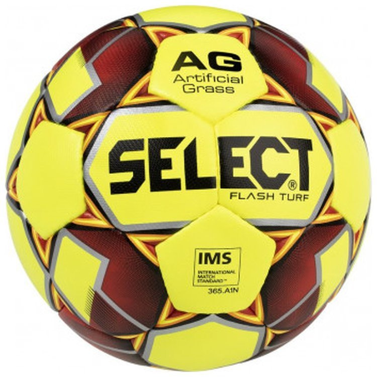 Piłka Nożna Select FLASH TURF żółto-czerwona rozmiar 5 na orlik - sklep ...